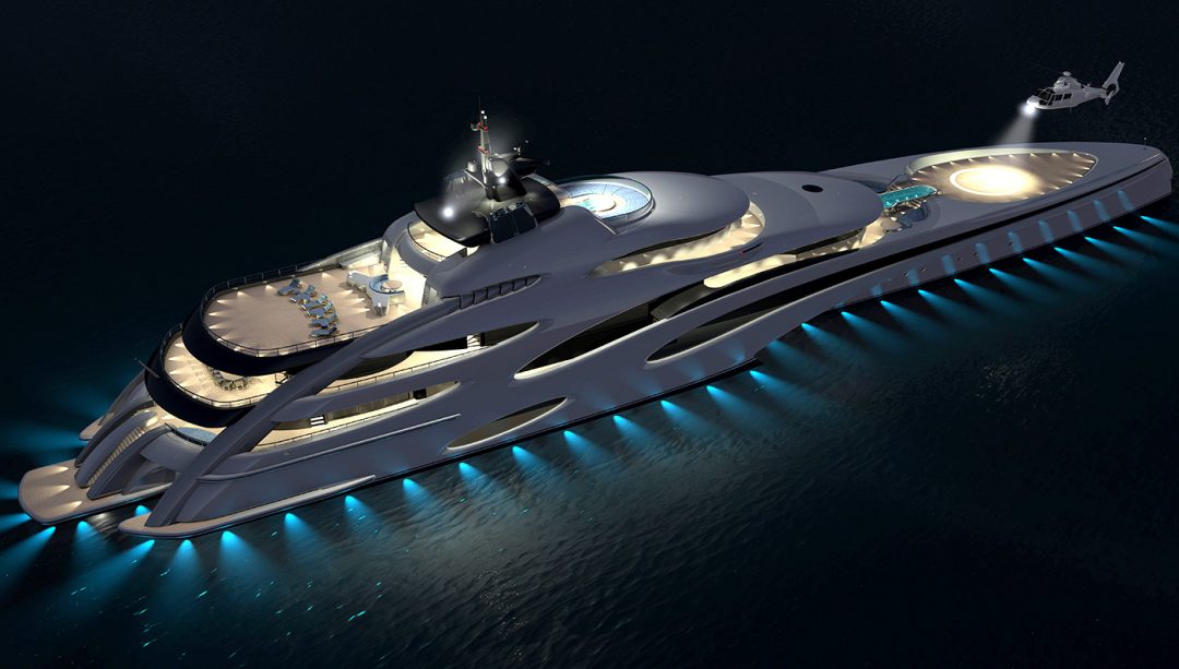 Yet Another Incredible Trimaran Concept by Echo Yachts – The Extravagant